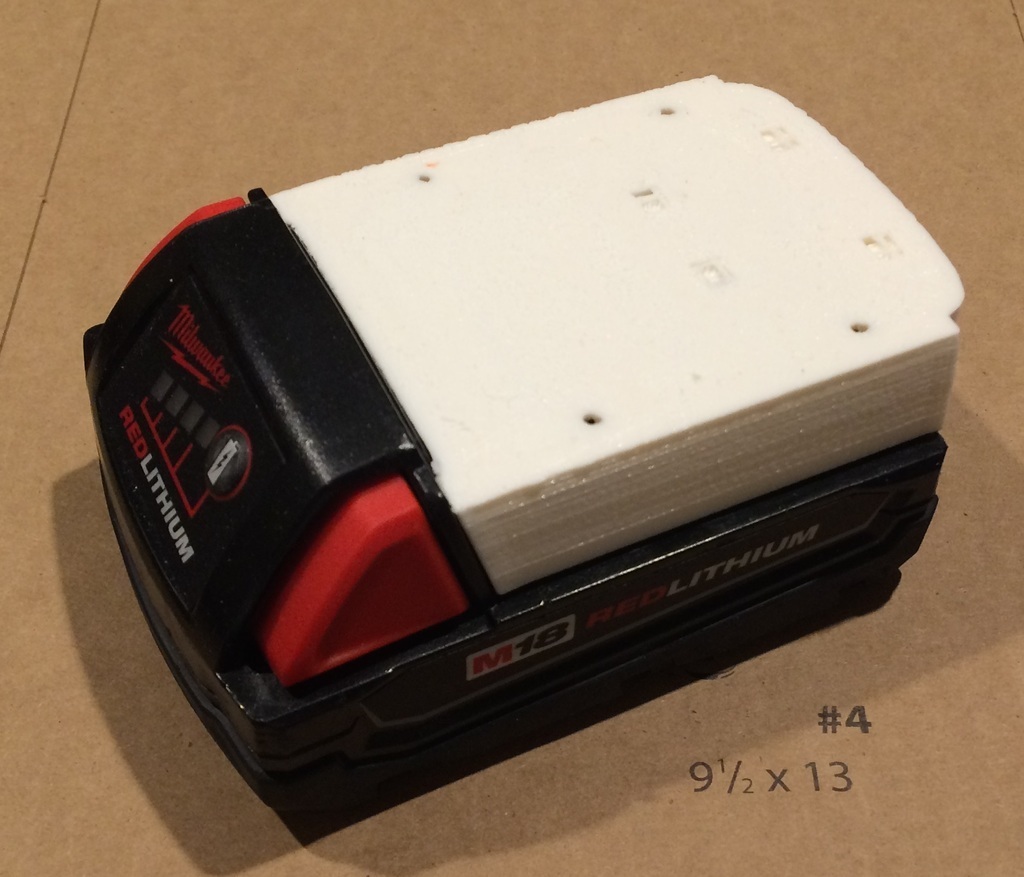 Free 3D file Milwaukee battery cover・3D print design to download・Cults