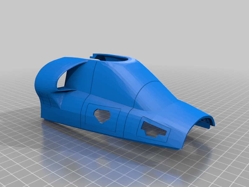 Free 3D file Airwolf Fuselage 540mm 🎲・3D printer model to download・Cults