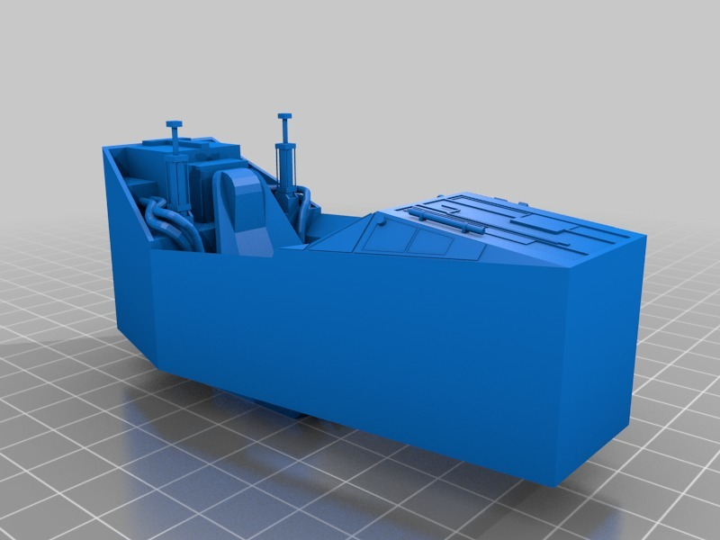 Free STL file Cockpit and Rebel Pilot for X Wing Luke・3D printable ...