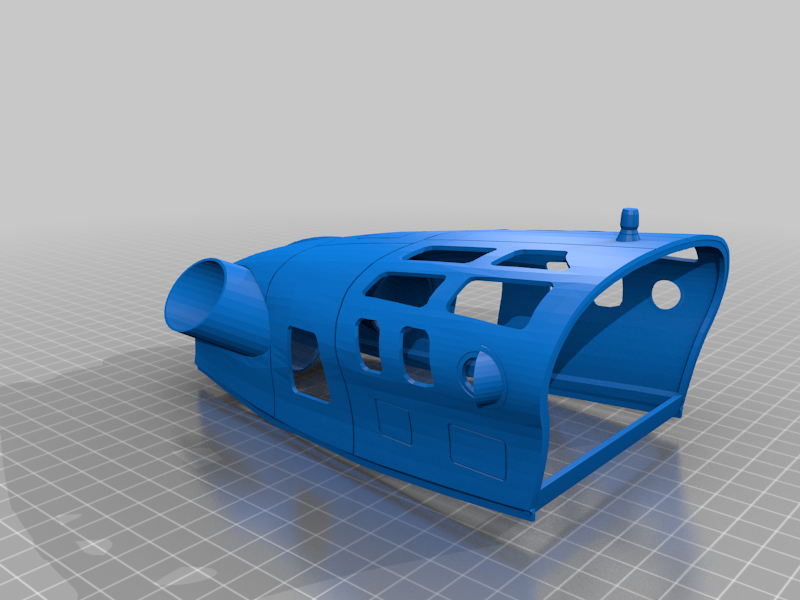 Free 3D file Airwolf Fuselage 540mm 🎲・3D printer model to download・Cults