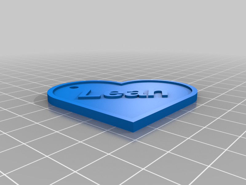 Free 3D file Leah Heart・3D printable object to download・Cults