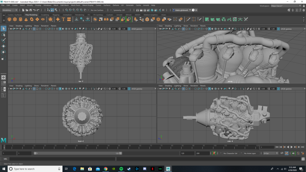 Free 3D file Pratt & Whitney R-4360 Wasp Major ️・3D printing model to ...