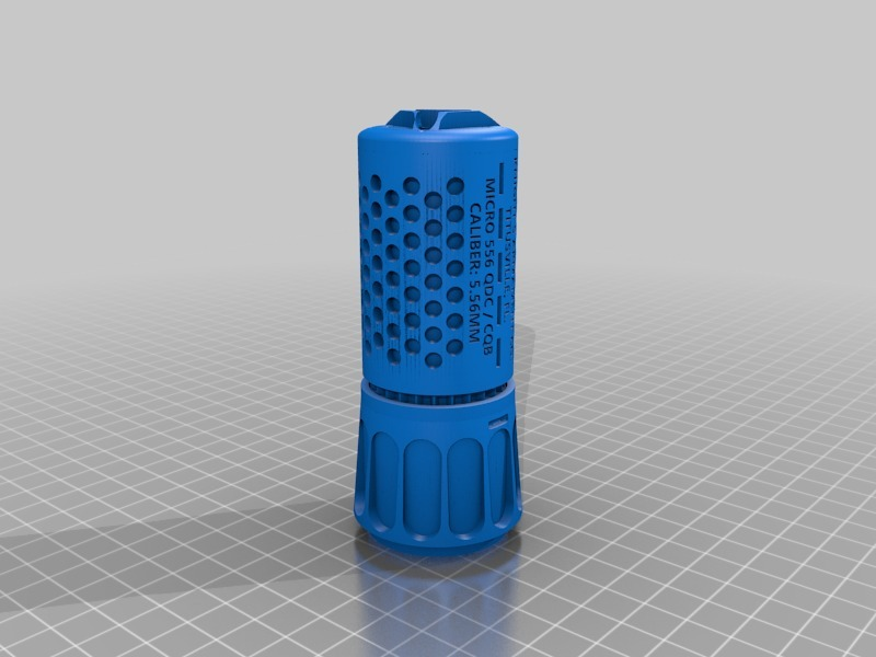 Archivo 3D gratis Airsoft KAC Barrel Extensions・Plan para descargar y ...