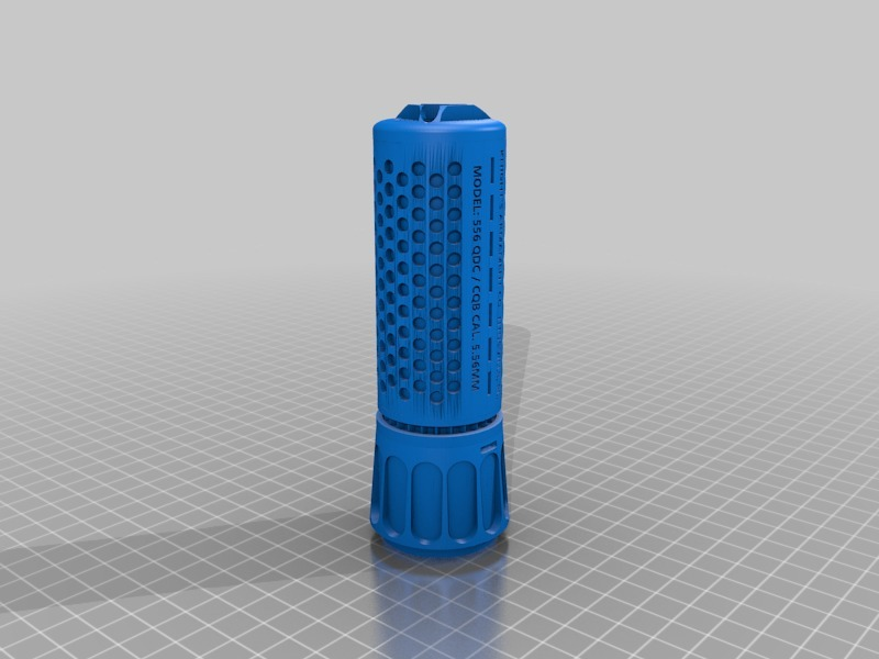 Free 3D file Airsoft KAC Barrel Extensions・3D printer model to download ...
