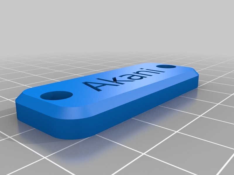 Free 3D file Small keychain color swatch・3D printing design to download ...