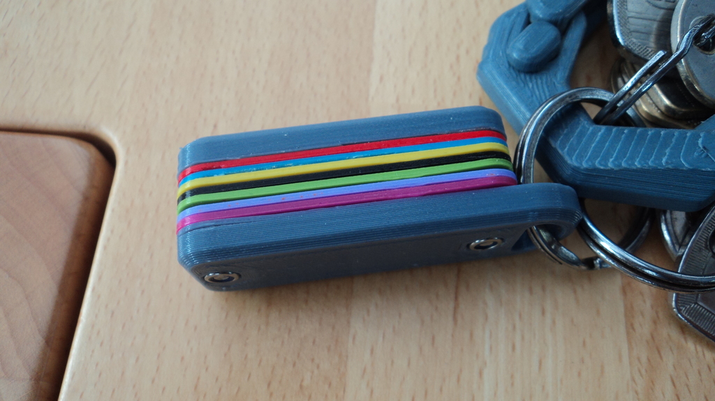 Free 3D file Small keychain color swatch・3D printing design to download ...