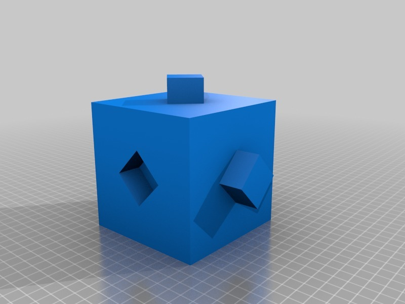 Free 3D file Pixel Block・3D printer design to download・Cults