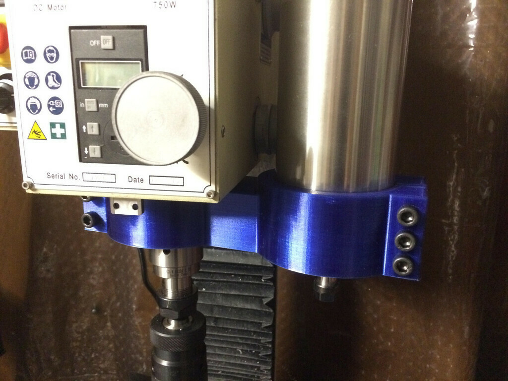 Free 3D file G0704 Mill 80mm spindle mount 🔧・3D print design to ...