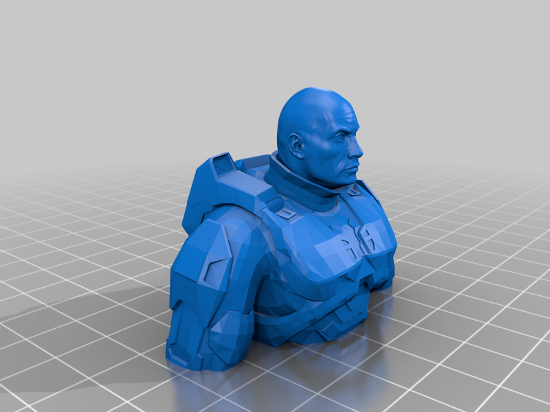 Free 3D file Dwayne "The Rock" John 117・Object to download and to 3D ...