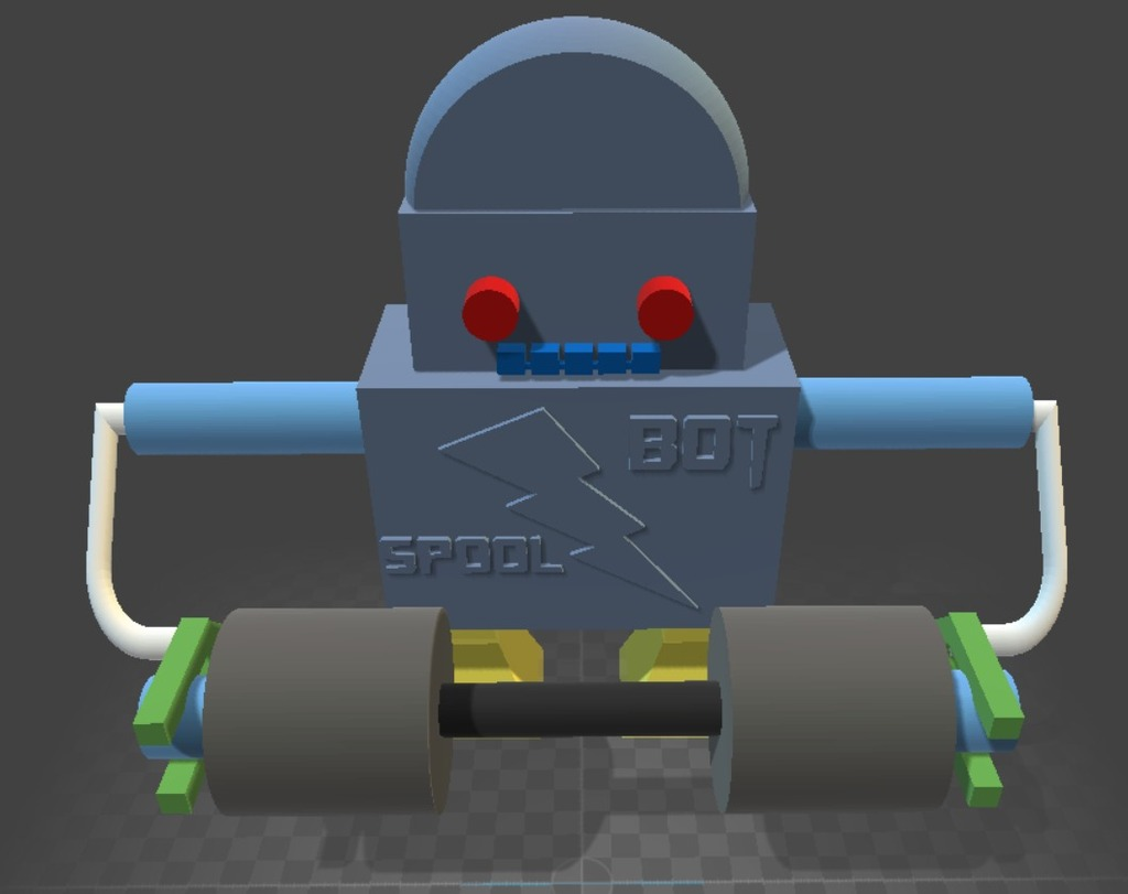 3D-Datei Roboter Spulenhalterung 🔧 kostenlos・3D-druckbare Vorlage zum ...