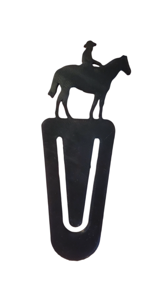 Free STL file Cowboy Bookmark・Design to download and 3D print・Cults