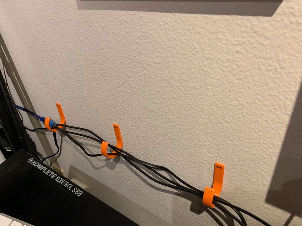 Free 3D file Cable management hook・Design to download and 3D print・Cults