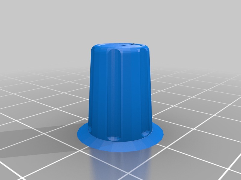 Free 3D file Control knob for 6mm diameter shaft・3D printable design to ...