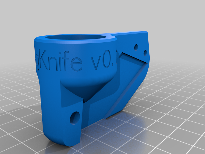 Free 3D file 3d printed drag knife (m3 brass inserts & 1/4" shaft ...