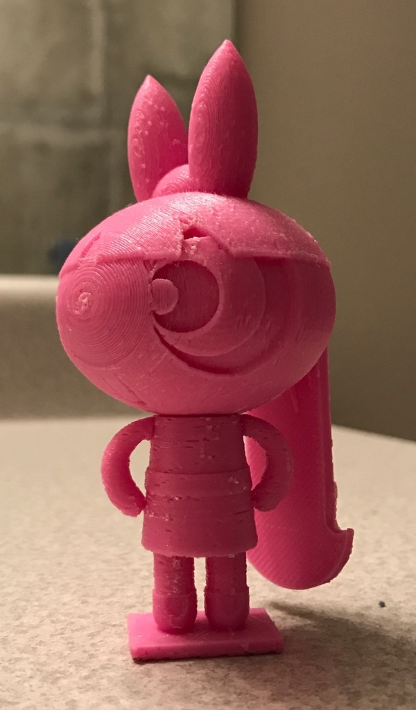 Free 3D file Powerpuff Girls Blossom・3D printable object to download・Cults