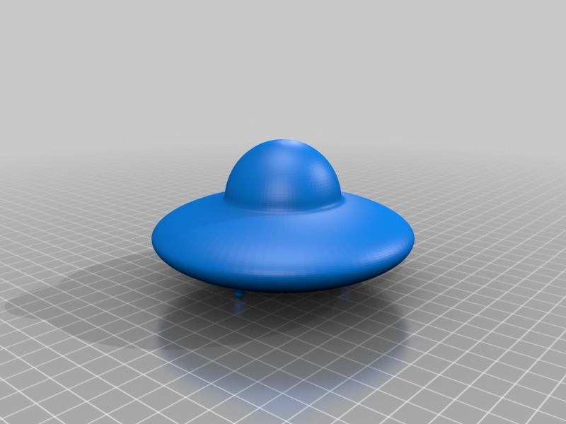 Free 3D file The UFO・Model to download and 3D print・Cults