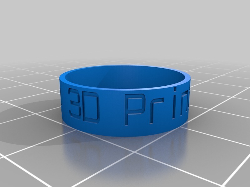 Free 3D file My 3D Printed Ring・3D printable design to download・Cults