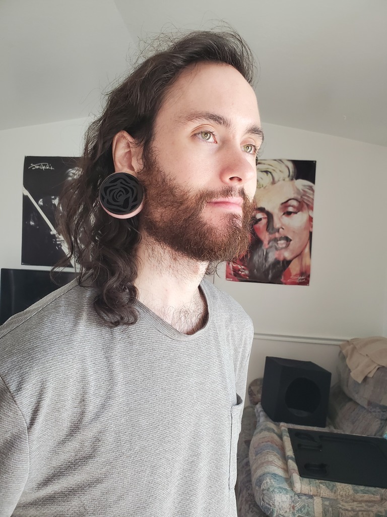 Free 3D file rose plugs - rose ear gauges・3D printable object to ...