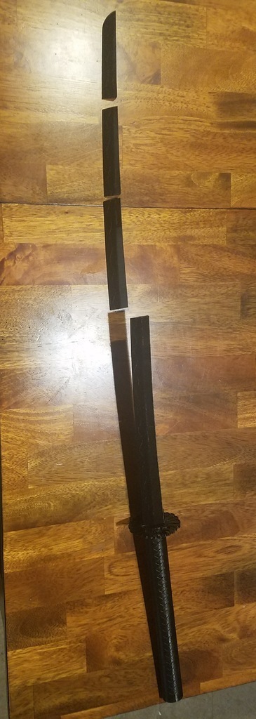 Archivo 3D gratis Katana - Siete piezas entrelazadas・Plan de la ...