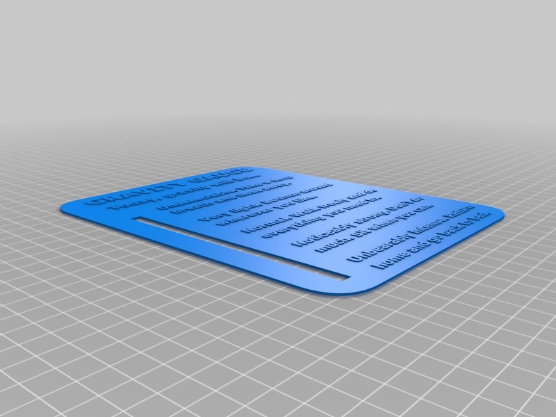 Free 3D file Gravity Gauge・3D printer model to download・Cults