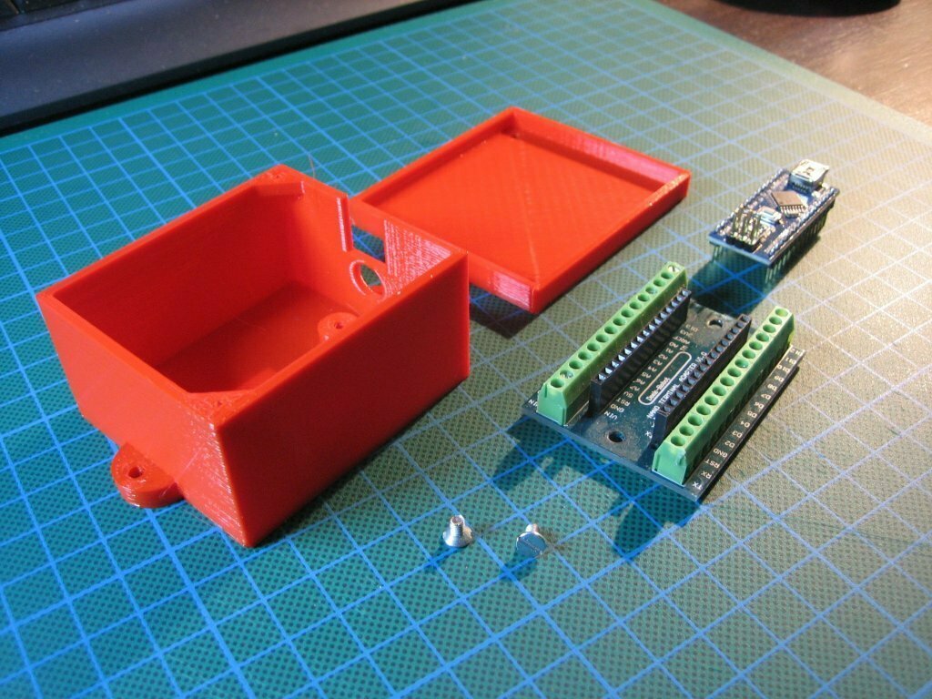 3D-Datei Gehäuse für Arduino Nano (Schraubklemmenadapter) kostenlos・Design für 3D-Drucker zum ...