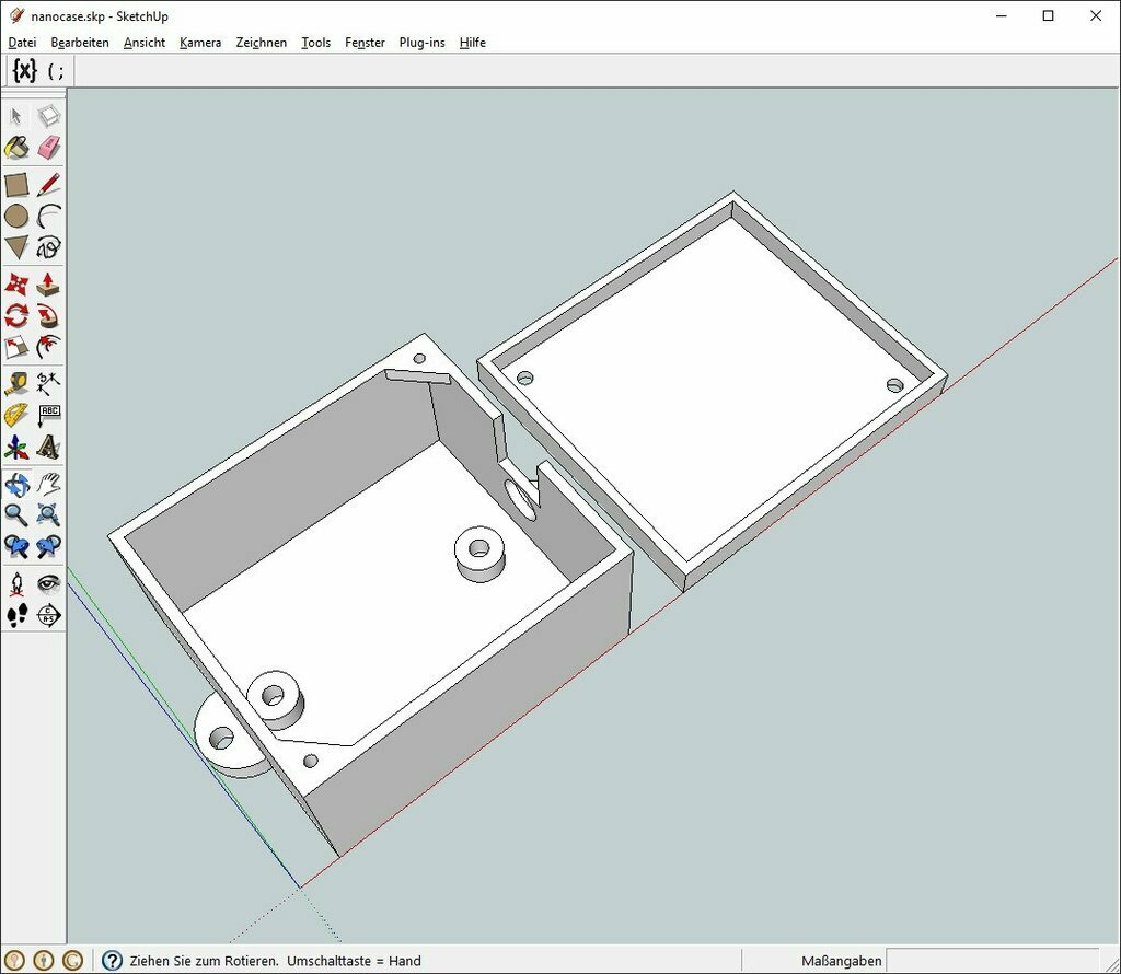 3D-Datei Gehäuse für Arduino Nano (Schraubklemmenadapter) kostenlos ...