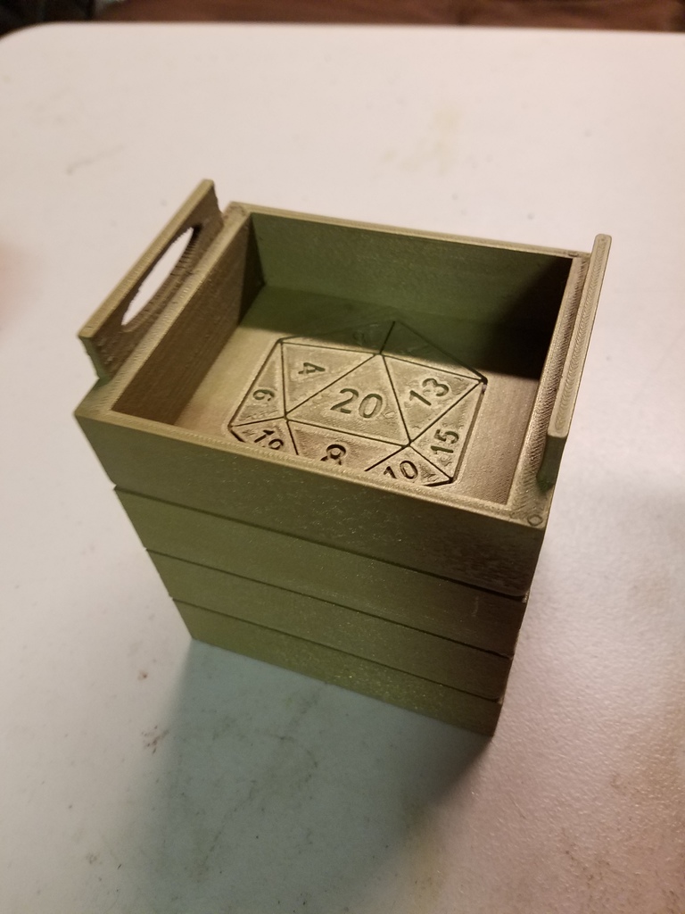 Free 3D file D20 Gaming Box 📦・3D print design to download・Cults