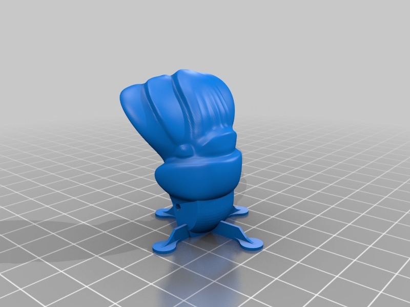 Free 3D file Crayfish tail with printing supports・3D printable object ...
