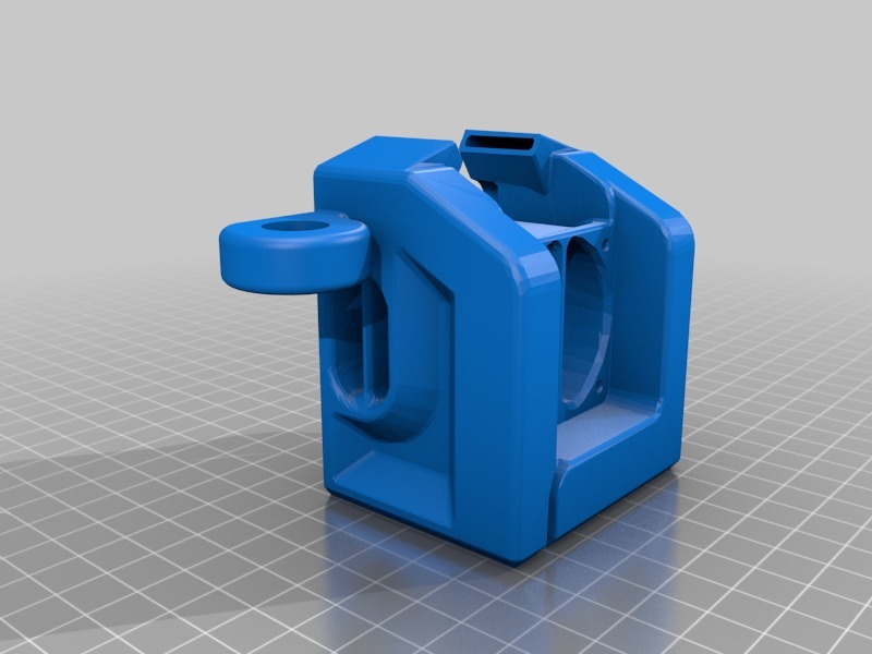 Free 3D file CR-10 / Ender Hotend stock fan shroud with ezabl mount ...