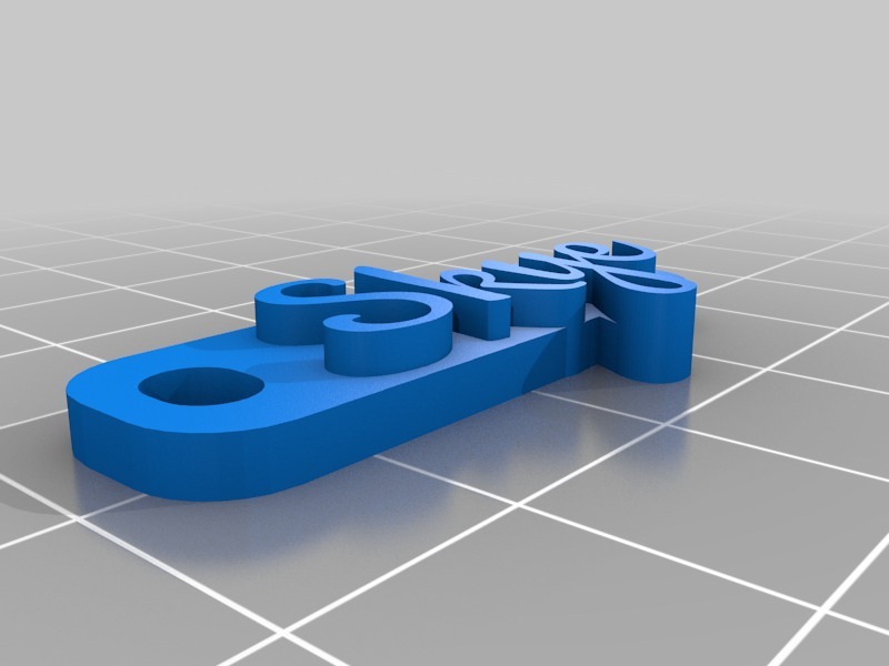 Free 3D file nametag_skye_2・3D printer design to download・Cults