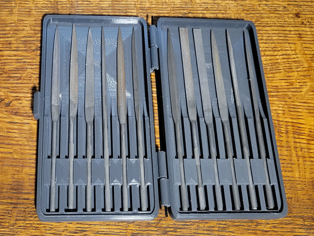 Free 3D file Storage Case with Needle File Holder 🪡・3D printer design ...