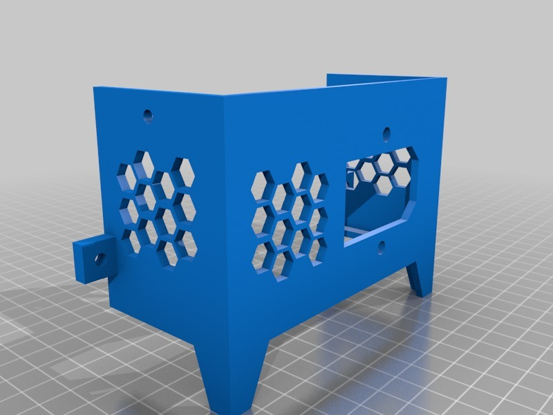 Free 3D file Power Supply cover with switch and mounting tabs・Design to ...