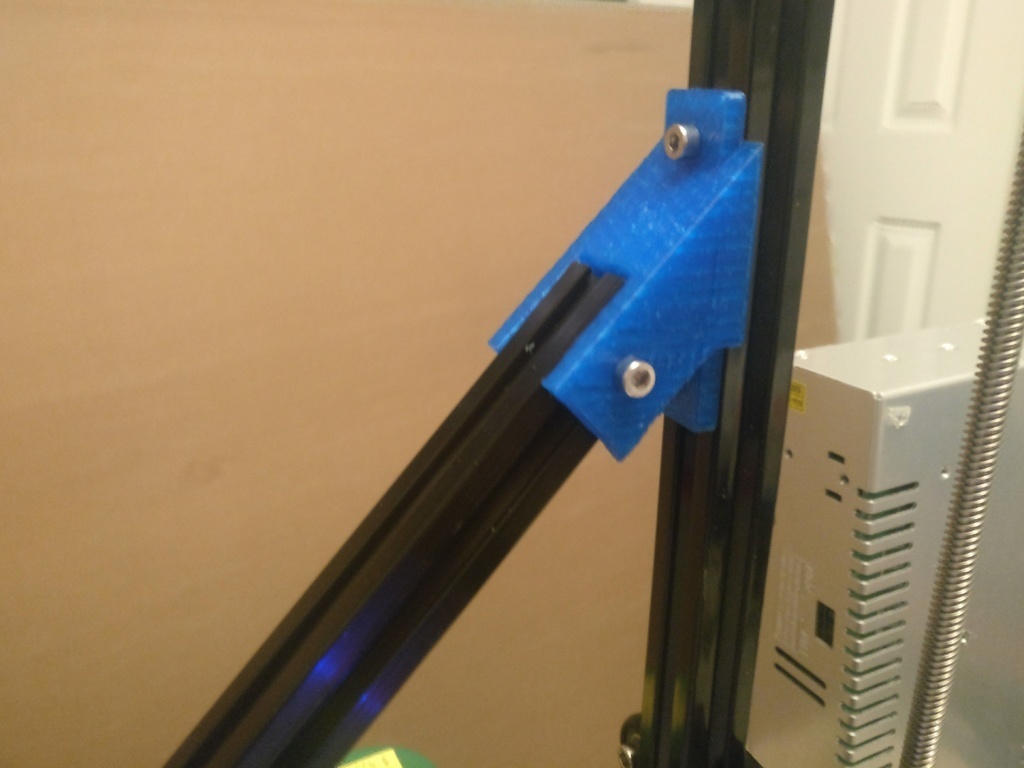 Free 3D file 2020 Extrusion 45 degree Frame support (z-axis)・3D printer ...