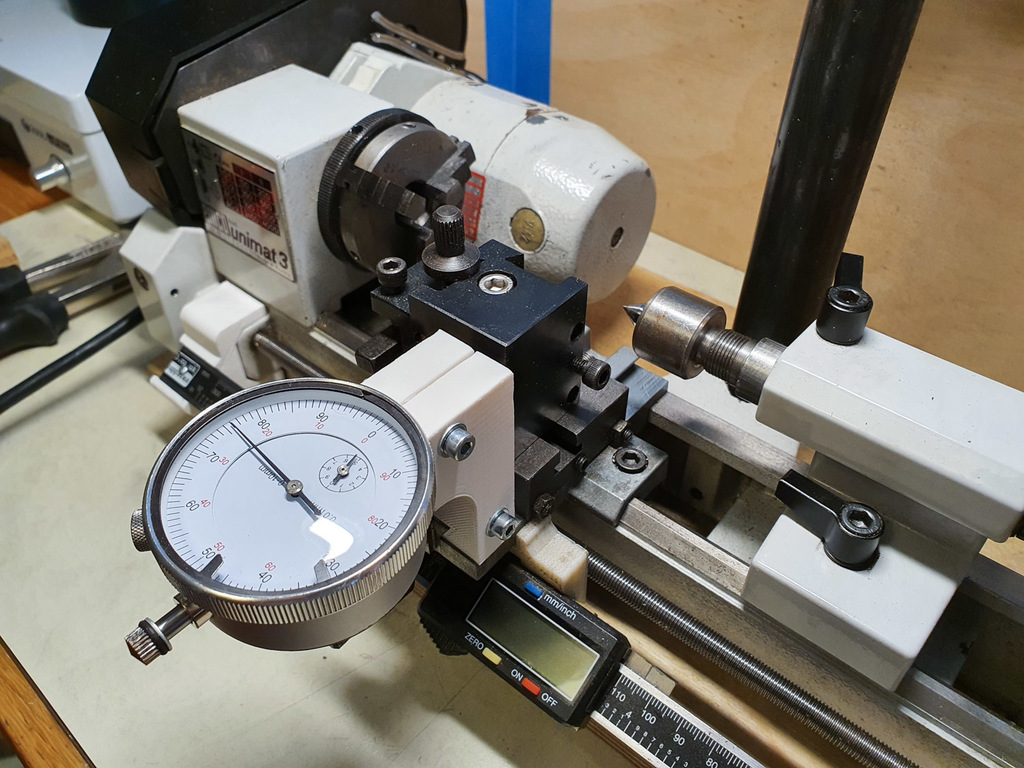 Free 3D file Emco Unitmat 3 dial indicator on cross slide holder・3D ...