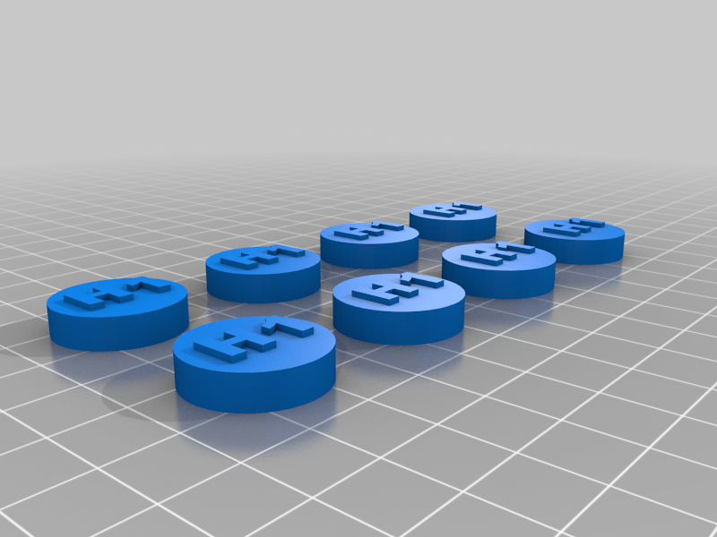 Free 3D file Magnetic HeliSpot Map Token・3D printer model to download・Cults