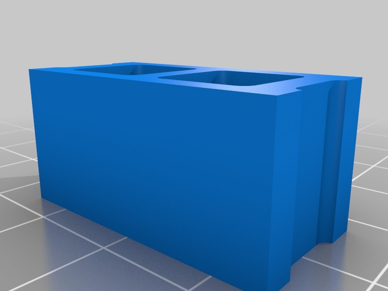 3D file Concrete Masonry Units (CMU) at 1:14 Scale・Template to download and 3D print・Cults