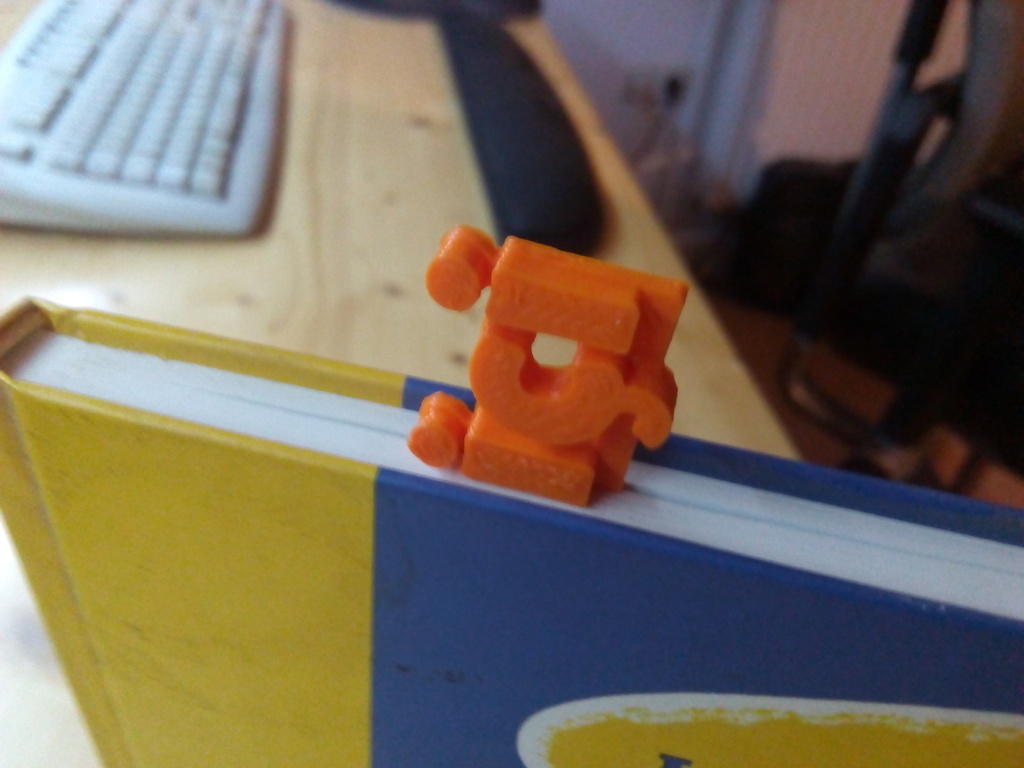 Free 3D file Bookmark・3D print design to download・Cults