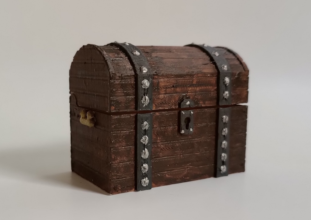 Free 3D file Hinged Chest 🏴‍☠️・Template to download and 3D print・Cults
