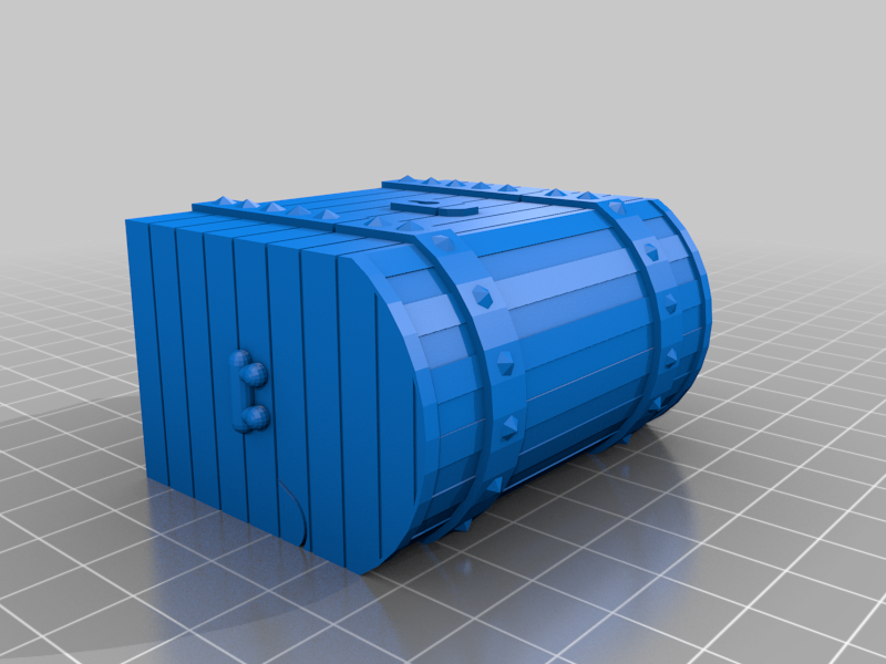 Free 3D file Hinged Chest 🏴‍☠️・Template to download and 3D print・Cults