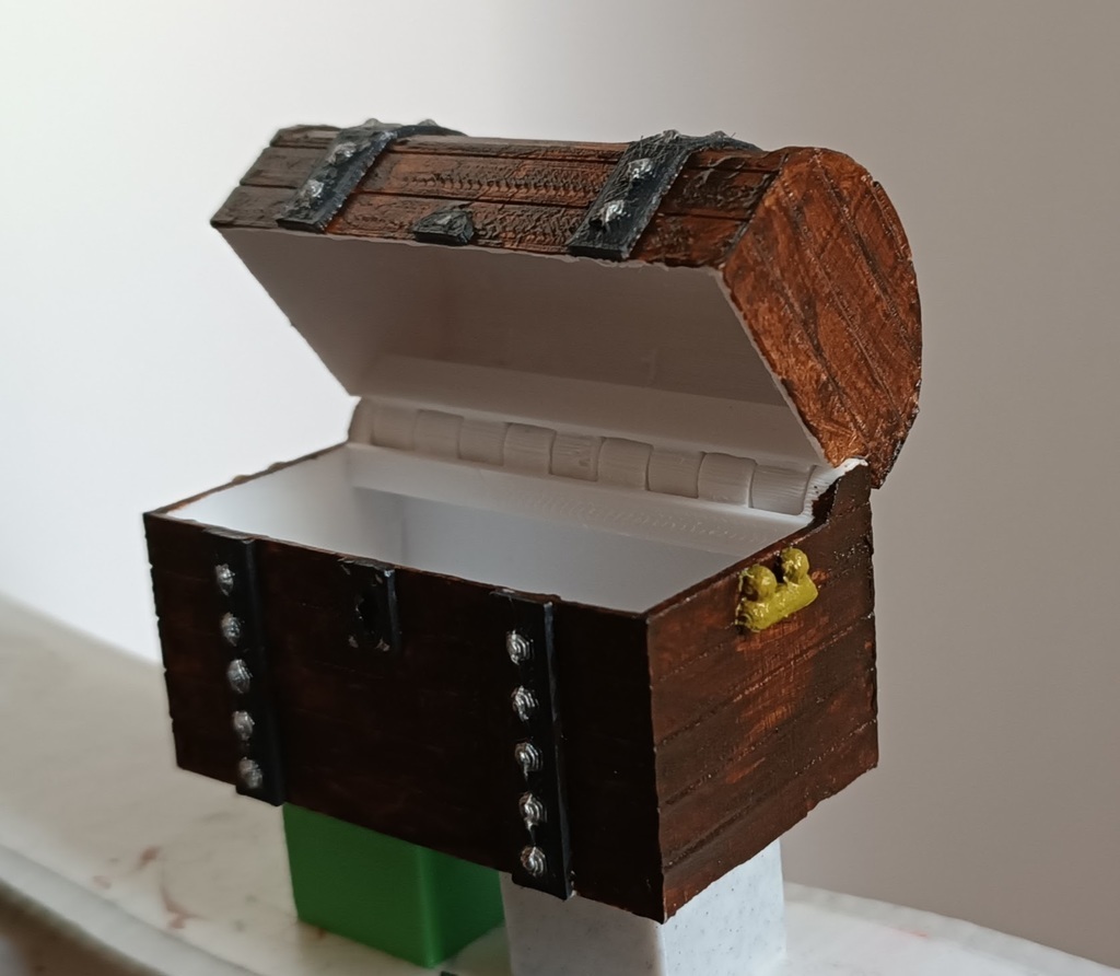 Free 3D file Hinged Chest 🏴‍☠️・Template to download and 3D print・Cults