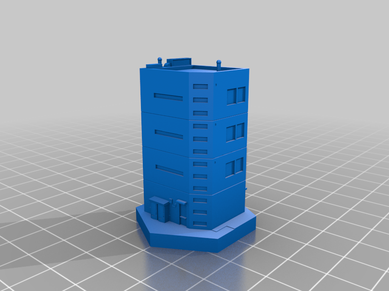 Free 3D file Battletech - Building 4 (Mall) 🏗️・3D printable model to ...