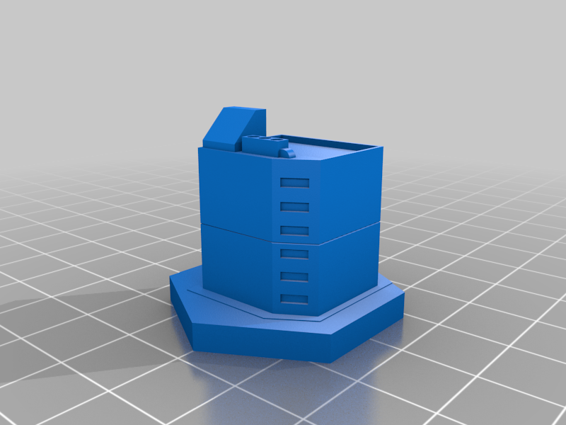 Free 3D file Battletech - Building 1 (Studio/loft)・3D printer design to ...