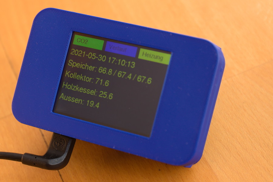 Free 3D file Touch-Display with CO2-Sensor 🔧・3D printing idea to ...