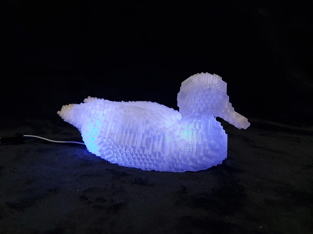 Free 3D file Pixel Duck・3D printer design to download・Cults