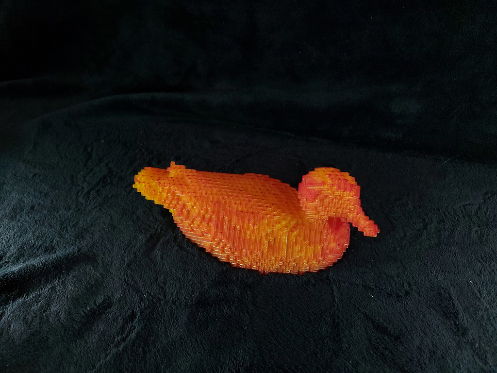 Free 3D file Pixel Duck・3D printer design to download・Cults