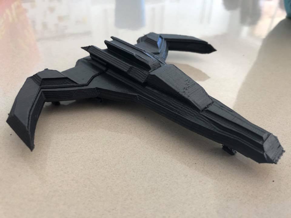 3D file 1 cube challenge fighter ship・3D printing template to download ...