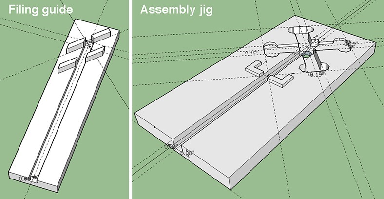 Free STL file Railroad crossbuck sign jig, HO scale model・Object to ...