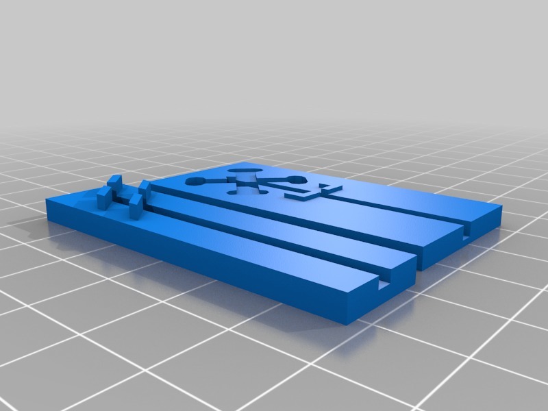 Free STL file Railroad crossbuck sign jig, HO scale model・Object to ...