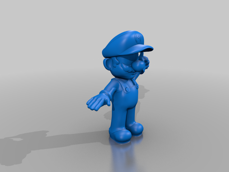 Fichier 3D gratuit Mario des jeux Mario - Modèle complet・Plan pour ...