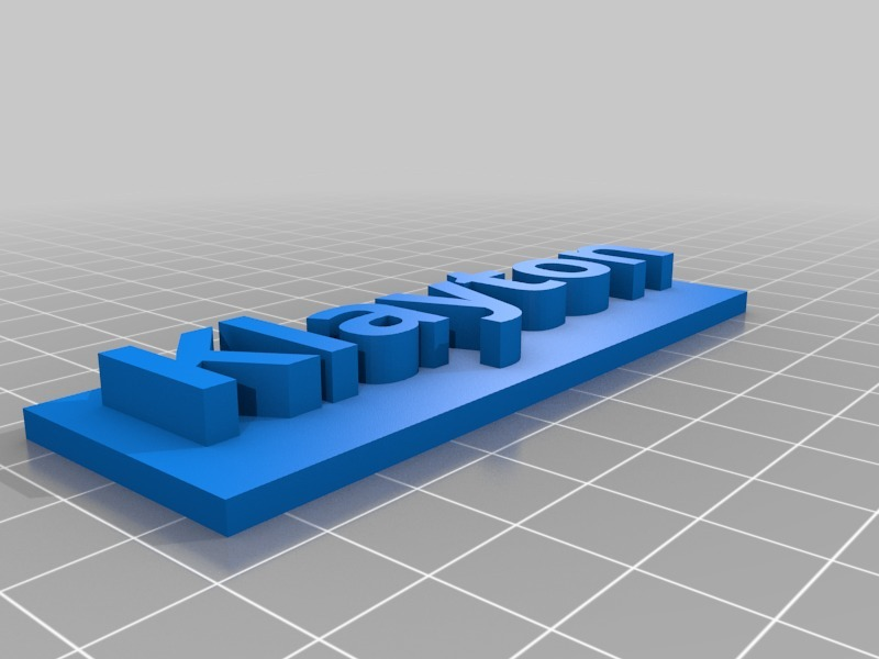 Free 3D file klayton・3D printable object to download・Cults